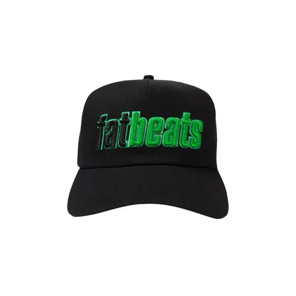 PLEASURES Fat Beats Snapback - Black