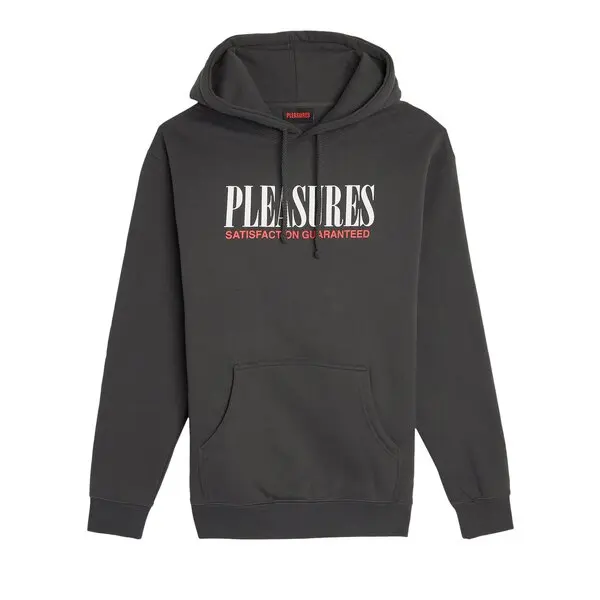 PLEASURES Satisfaction Hooded Sweatshirt - Black