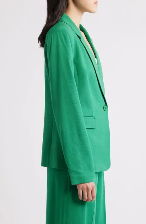 TAHARI ASL One-button Blazer - Clover
