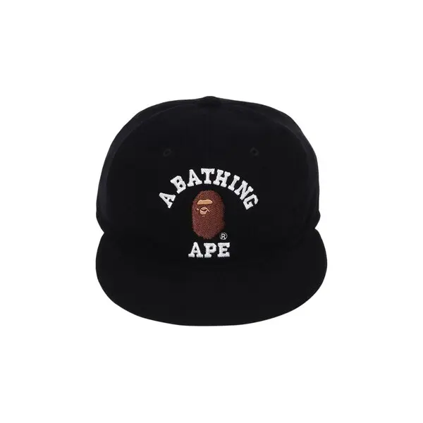 BAPE College Wool Cap - Black