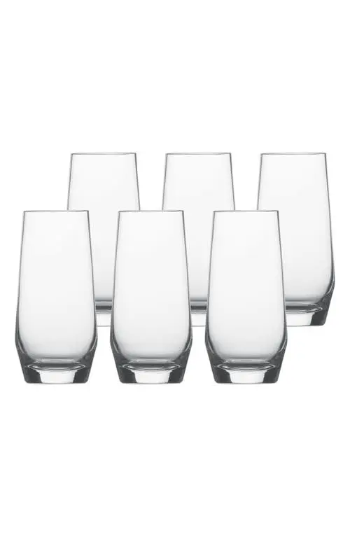 SCHOTT ZWIESEL Pure Set Of 6 Long Drink Cocktail Glass