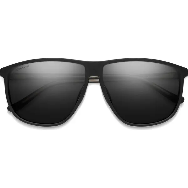 SMITH Round Sunglasses - Matte Black / Black