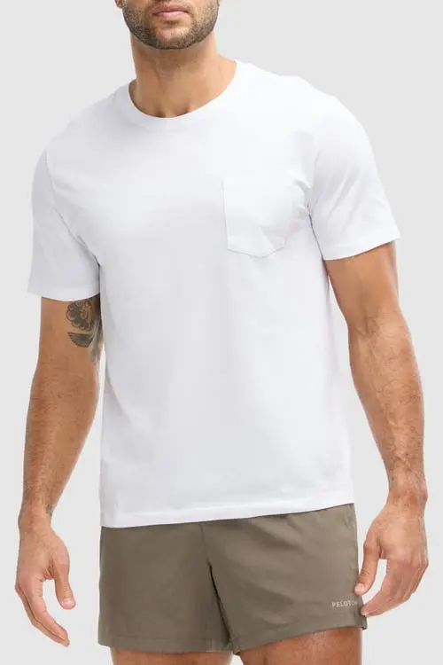 PELOTON Cotton Graphic Tee - Bright White 3
