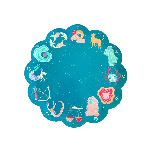 JOLLITY & CO Zodiac Themed Dessert Plates - Assorted Pre-pack