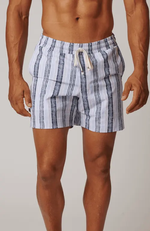 LEISURE LAB Hamptons Swim Trunk - Shoreline