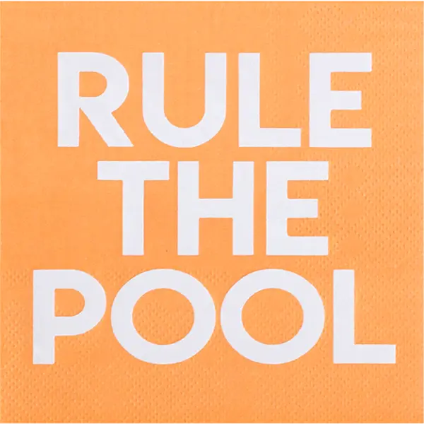 JOLLITY & CO Summer Themed Cocktail Napkins - Rule The Pool