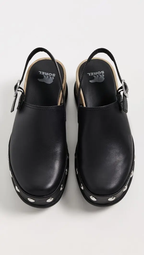 Sorel Roam'n Rvt Clogs - Black/black