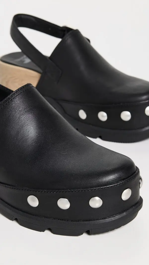 Sorel Roam'n Rvt Clogs - Black/black