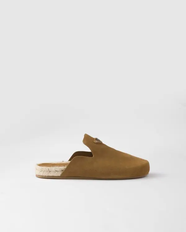 Prada Suede Mules