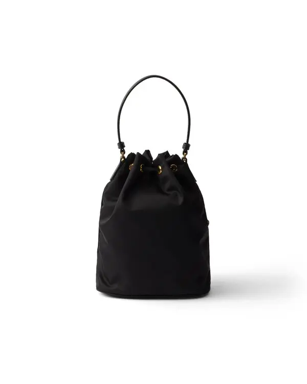Prada Duet Re-nylon Bucket Bag - Black