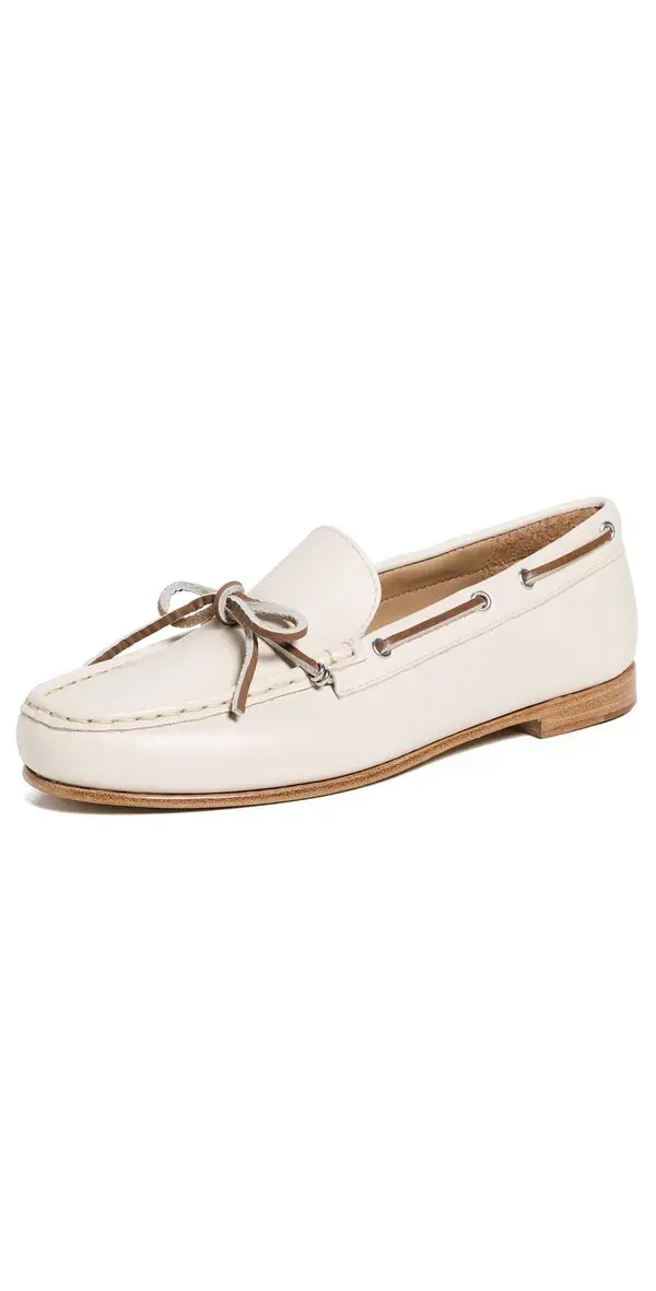 Freda Salvador Morgan Flats - Bone Calf