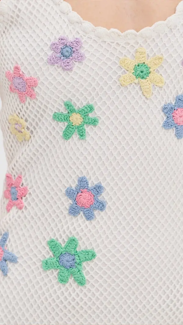 Beach Riot Diana Dress In Sublime Spring Crochet - 70% Off | Editorialist