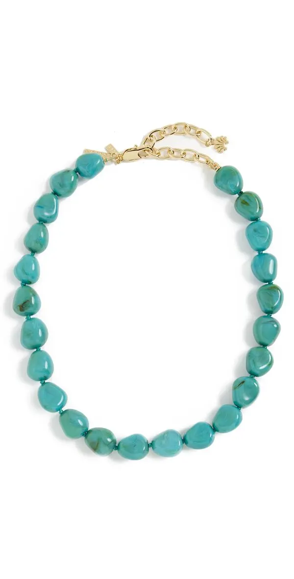 Lele Sadoughi Baroque Collar Necklace - Turquoise