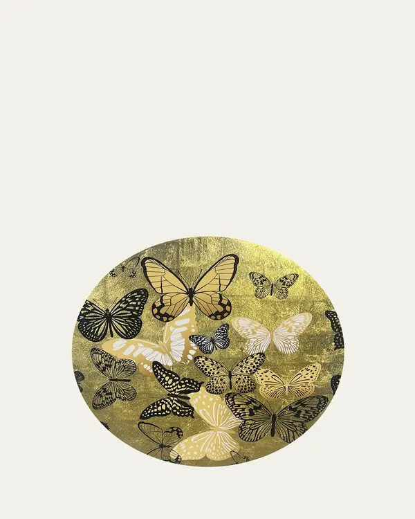 NOMI K Butterly Round Lacquer Placemat