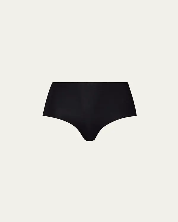 Hanro Invisible Cotton Full Mid-rise Briefs - Black