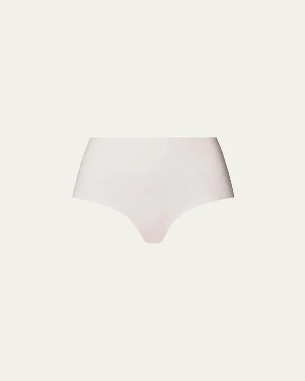 Hanro Invisible Cotton Full Mid-rise Briefs - Powder