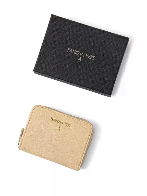 Patrizia Pepe Logo-lettering Wallet - Neutrals