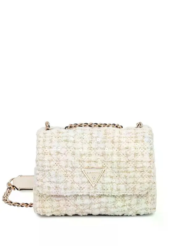 Guess Tweed Crossbody Bag