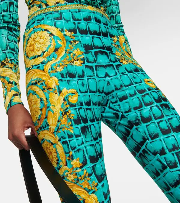 Versace Regalia Baroque Jersey Leggings