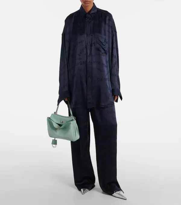 Balenciaga Rodeo Small Leather Top-handle Bag - Green