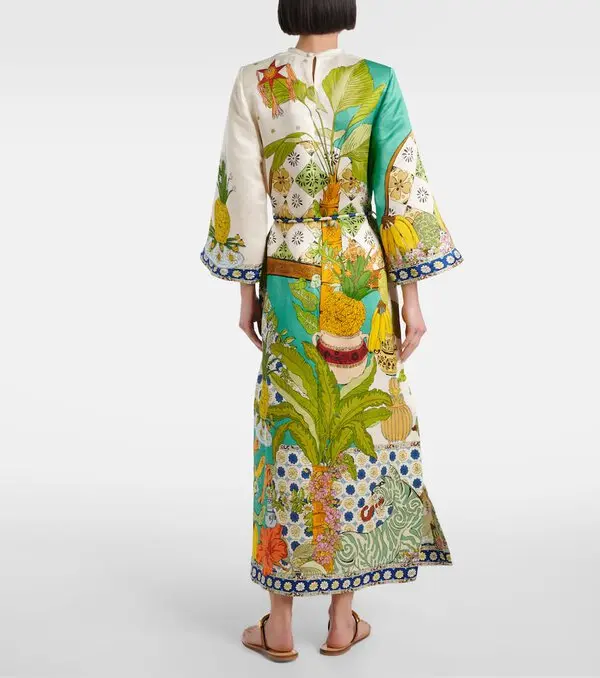 ALEMAIS Hazel Printed Maxi Dress