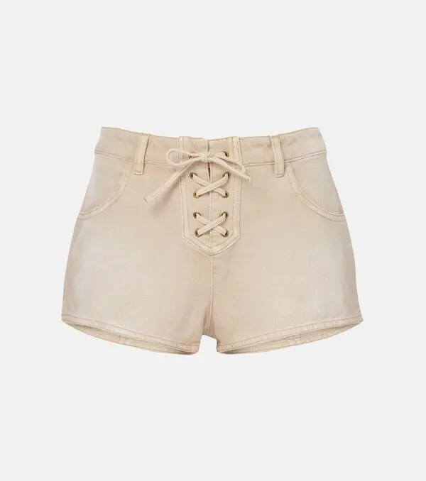 Isabel Marant Étoile Delma Denim Shorts - Black