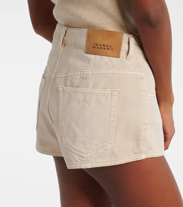 Isabel Marant Étoile Delma Denim Shorts - Black