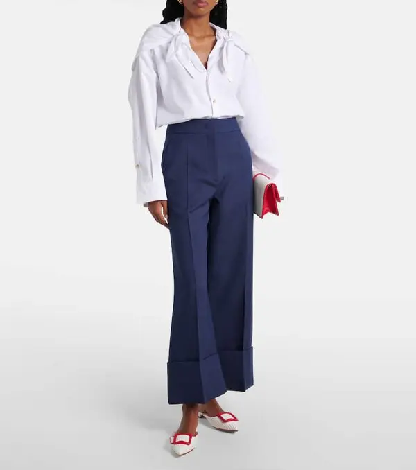 Manolo Blahnik Maysale Raffia Mules