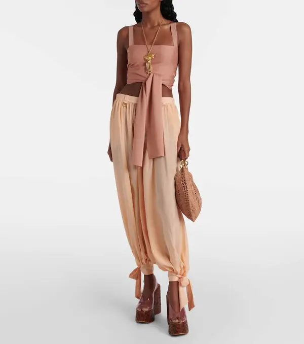 Chloé Knitted Crop Top