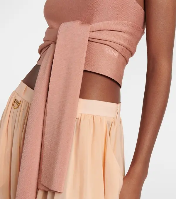 Chloé Knitted Crop Top