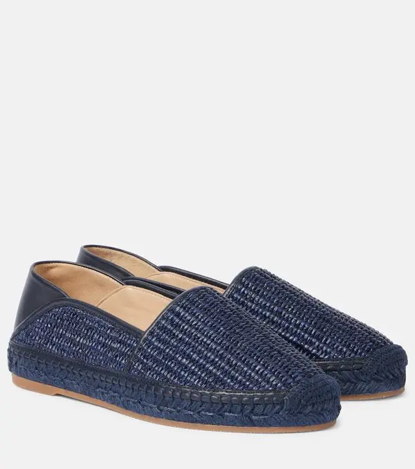 Manolo Blahnik Espadra Raffia Espadrilles