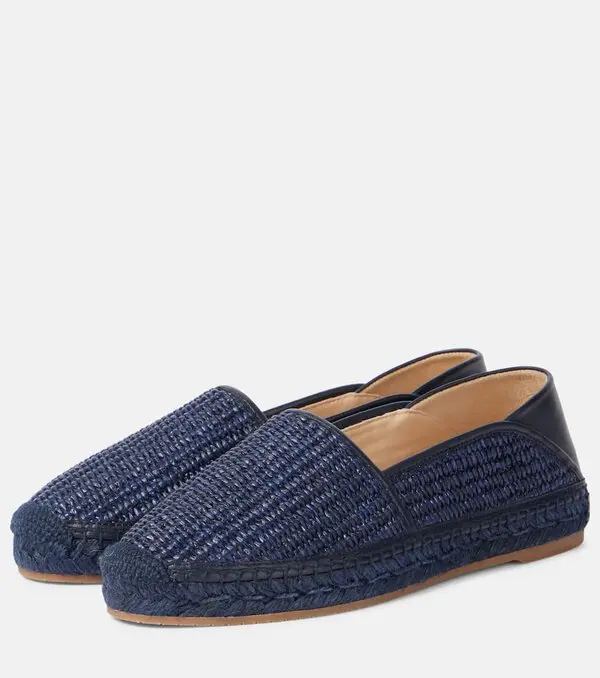 Manolo Blahnik Espadra Raffia Espadrilles