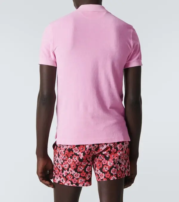 TOM FORD Cotton-blend Terry Polo Shirt - Pink