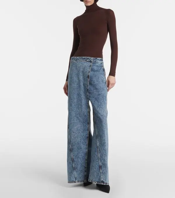 Alaïa Long Sleeve Jersey Top