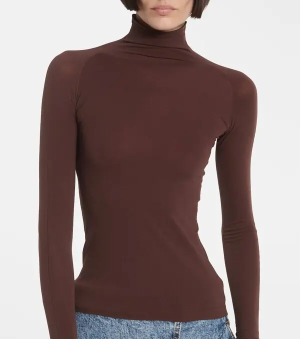 Alaïa Long Sleeve Jersey Top
