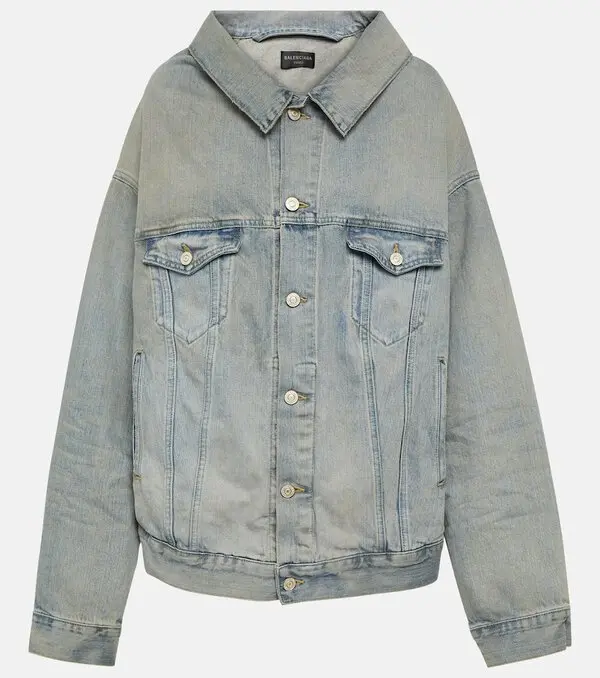 Balenciaga Oversized Denim Trucker Jacket