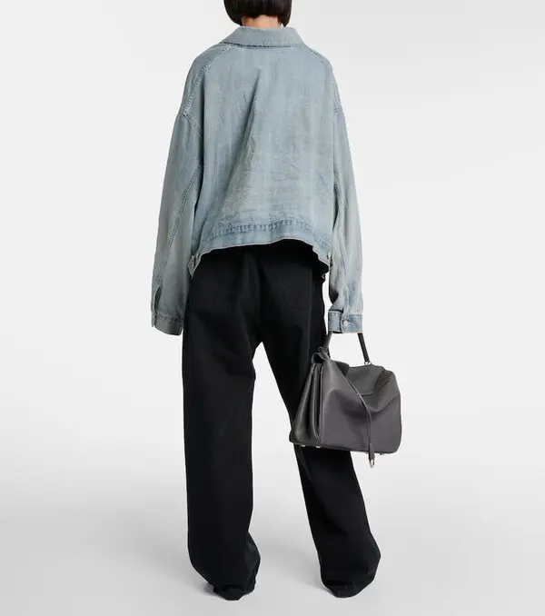Balenciaga Oversized Denim Trucker Jacket