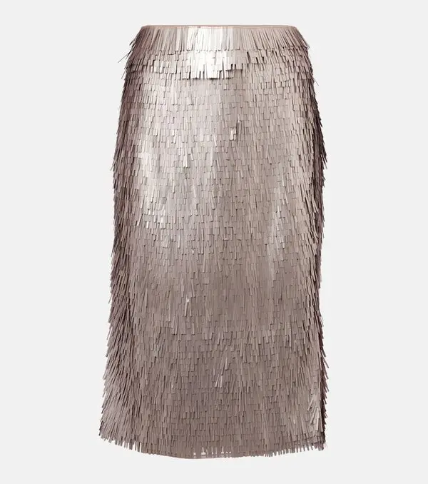 RÓHE Sequined Pencil Skirt