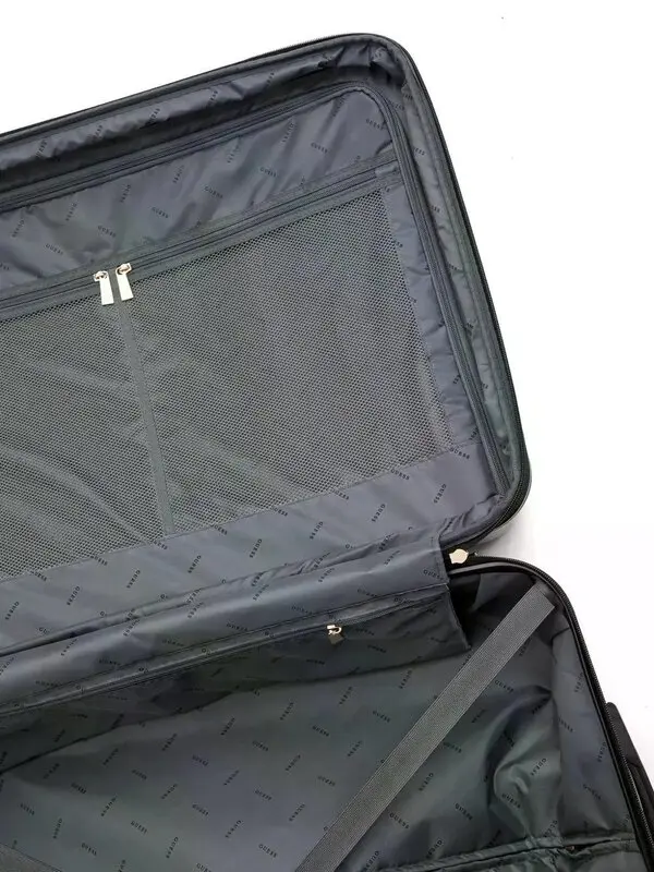 Guess Monogram Pattern Luggage