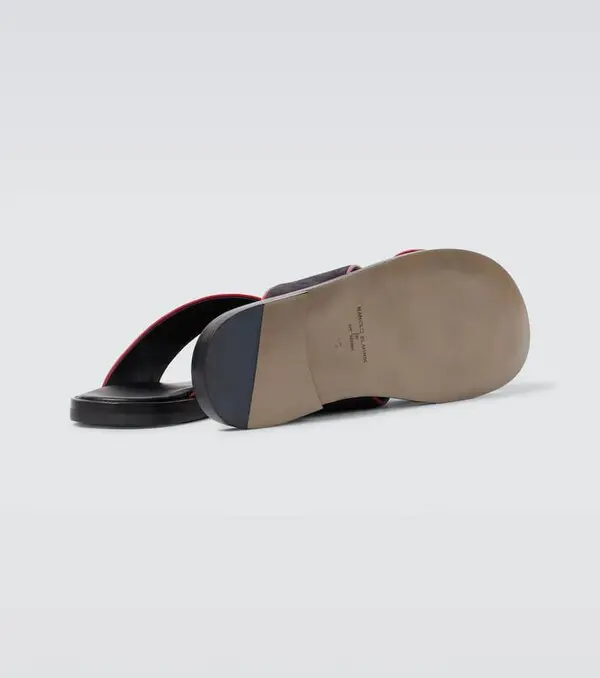Manolo Blahnik Otawi Suede Sandals
