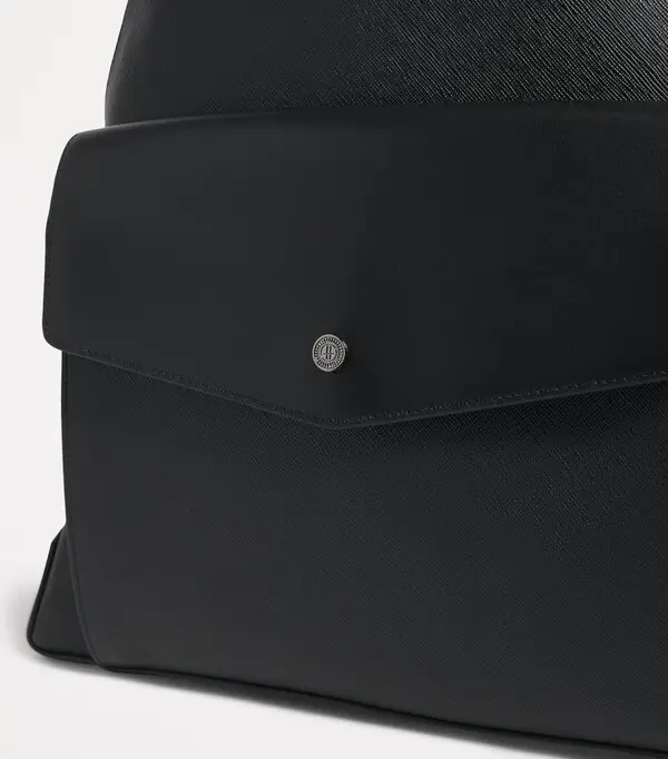 Harrods Saffiano Leather Backpack