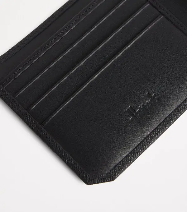 Harrods Saffiano Leather Bifold Wallet