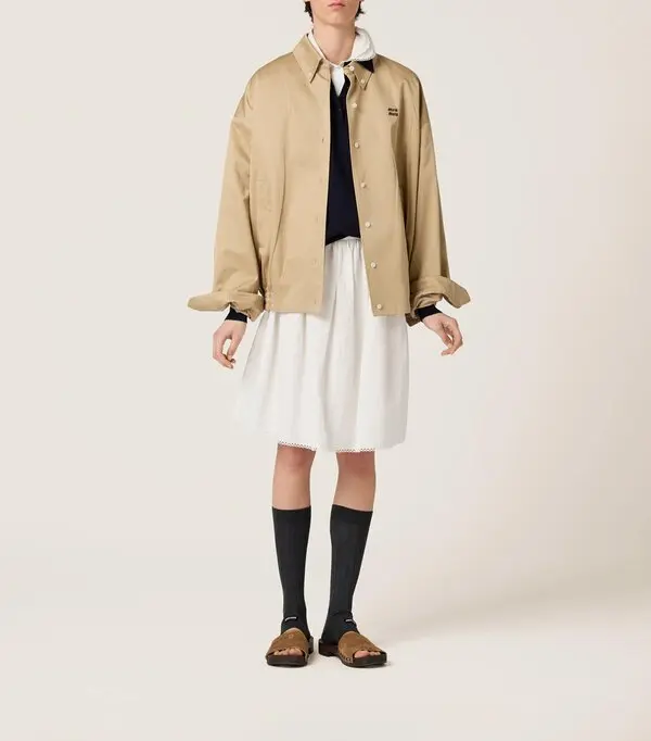 Miu Miu Cotton Chino Blouson Jacket