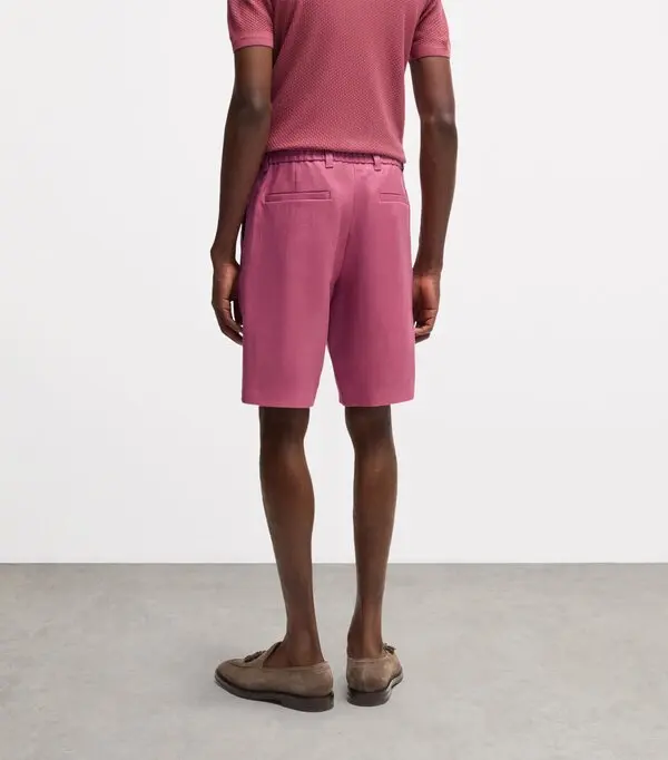 BOSS Linen Tapered Short