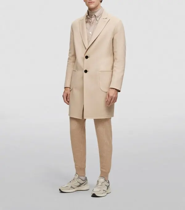 BOSS Camel Hair Overcoat