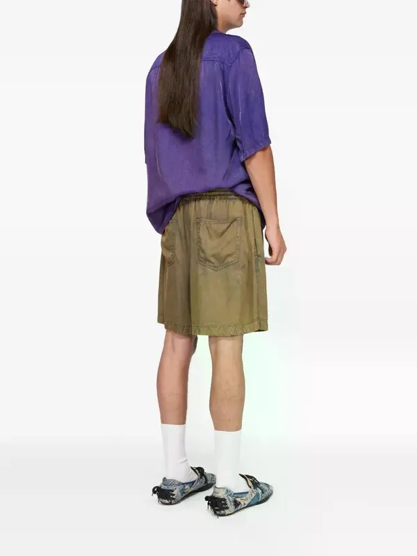 Acne Studios Logo-patch Swim Shorts - Green