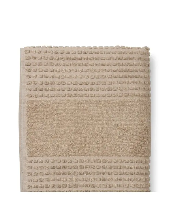 JUNA Check Towels Bath Sheet - Sand