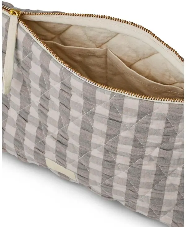 JUNA Baek & Bolge Nola Makeup Bag - Grey/birch