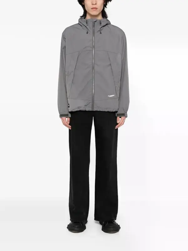 CHOCOOLATE Hooded Windbreaker - Grey