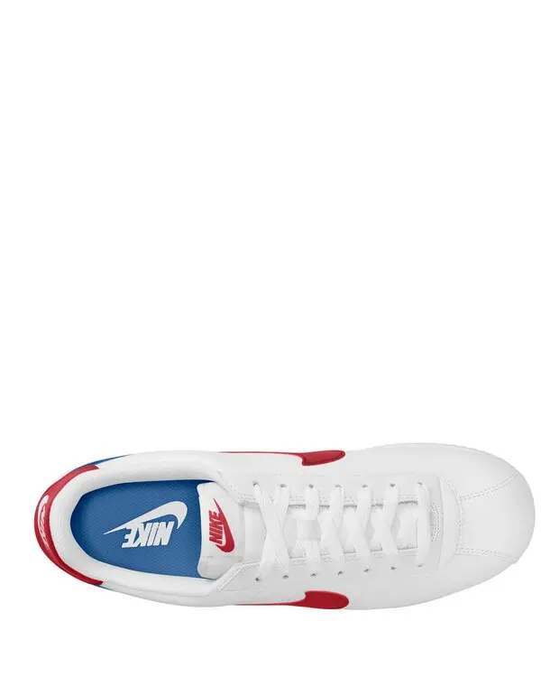 Nike Cortez Leather Sneakers - White/red
